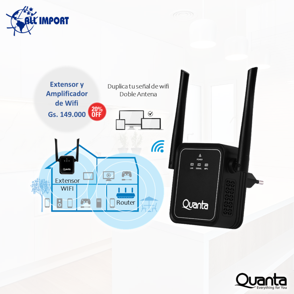 EXTENSOR WIFI - ALL Import